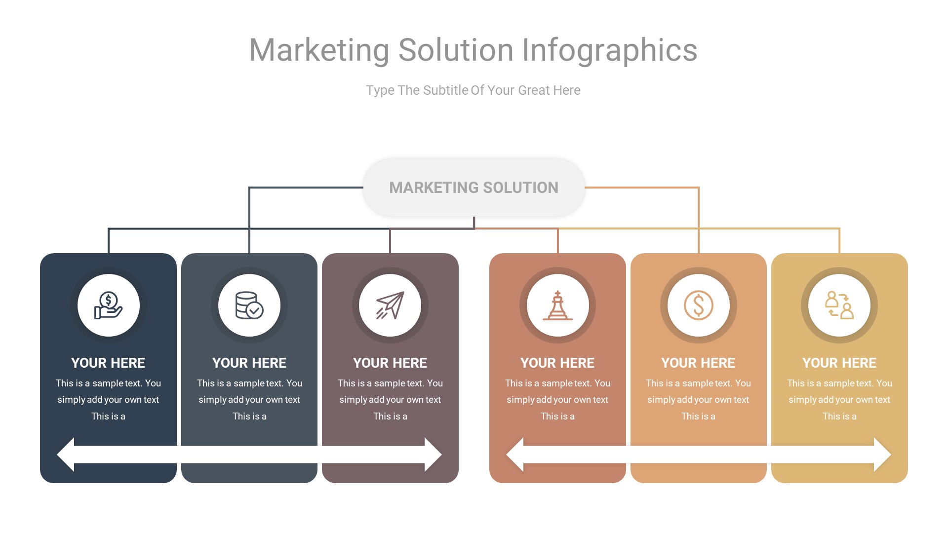 Marketing Solution Infographics Presentation Template by SOOZ_ART | GraphicRiver